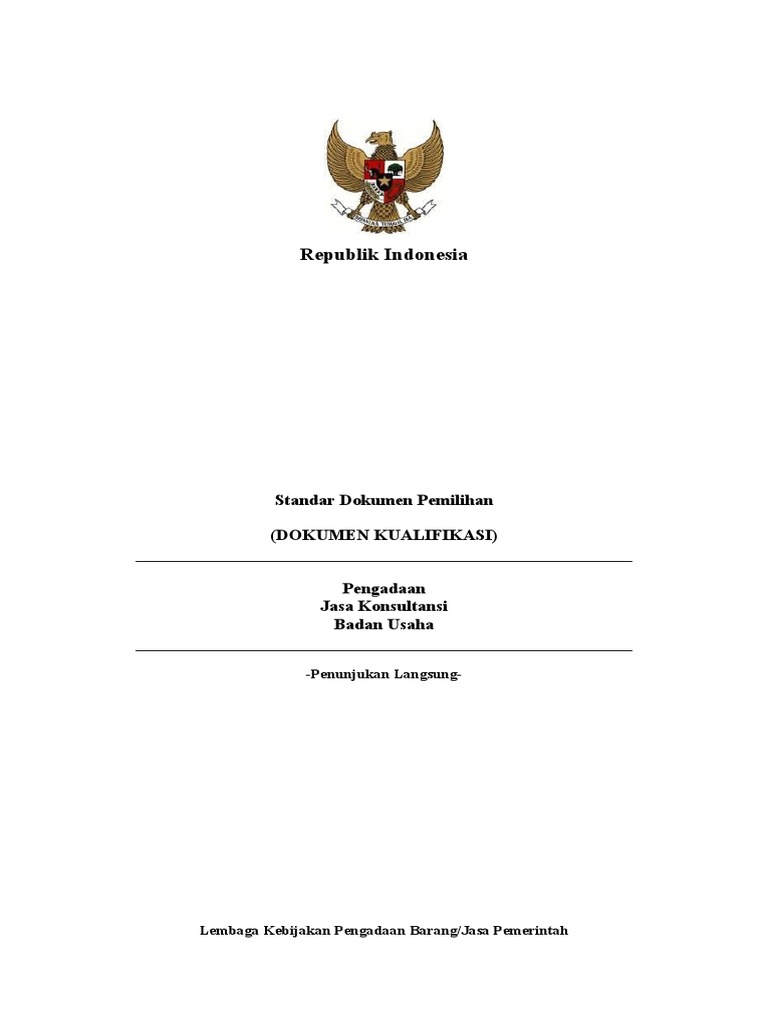 DokUMEN kUALIFIKASI | PDF