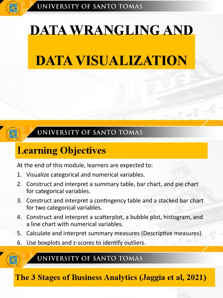 Data Wrangling and Visualization | PDF | Databases | Scatter Plot