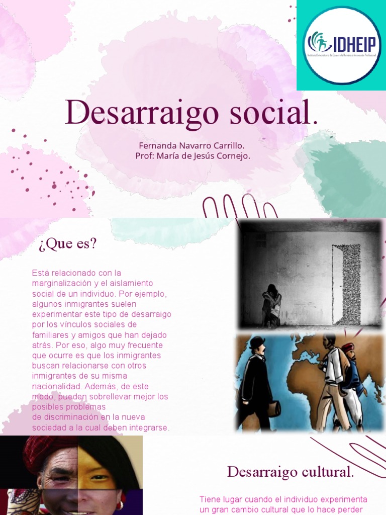 Desarraigo Social | PDF | Inmigración | Exclusión social
