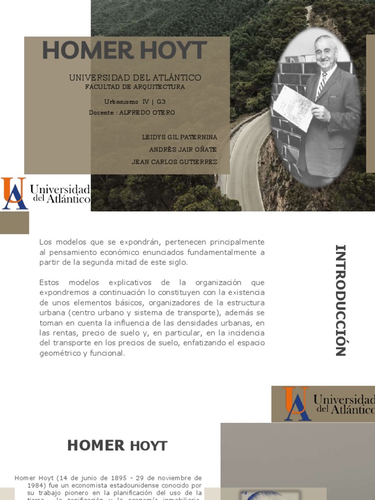 Modelo Sectorial Hoyt | PDF | Teoría | Transporte