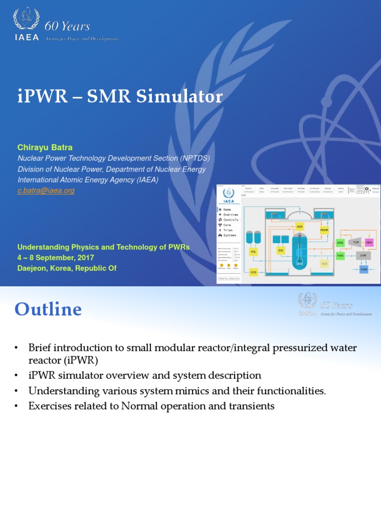02 Korea IPWR Simulator Training Chirayu | PDF | Pressurized Water ...