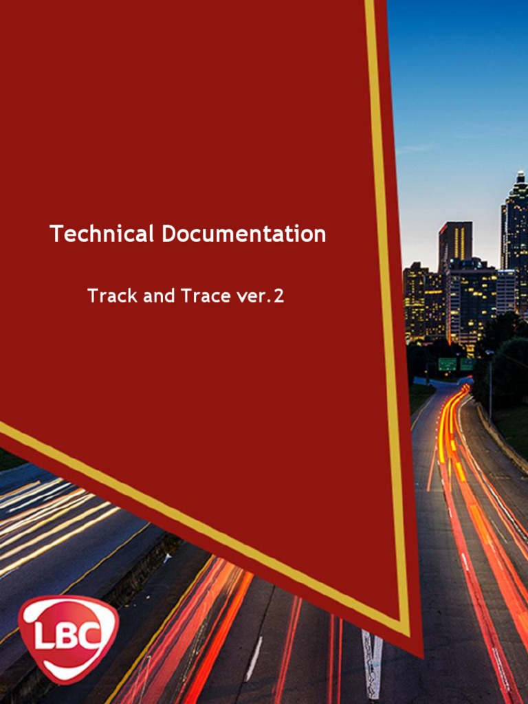 LBC Track and Trace API Documentation | PDF | Computing | Information ...
