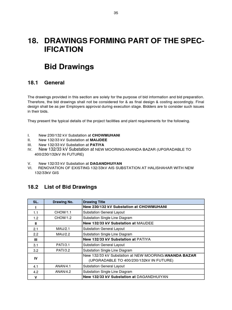 DRAWINGS | PDF | Electrical Substation | Electric Power