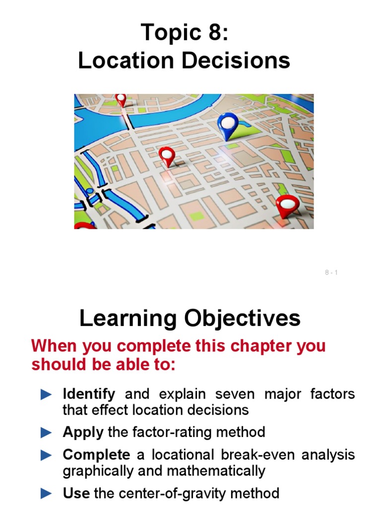 Key Factors in Location Decisions | PDF | Labour Economics | Geographic ...