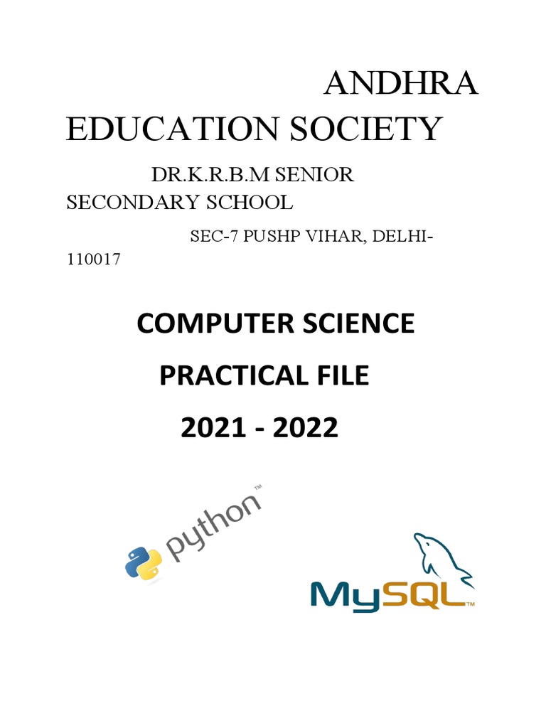 Practicals (List Ones Given by Ma'am | PDF | Computing | Databases