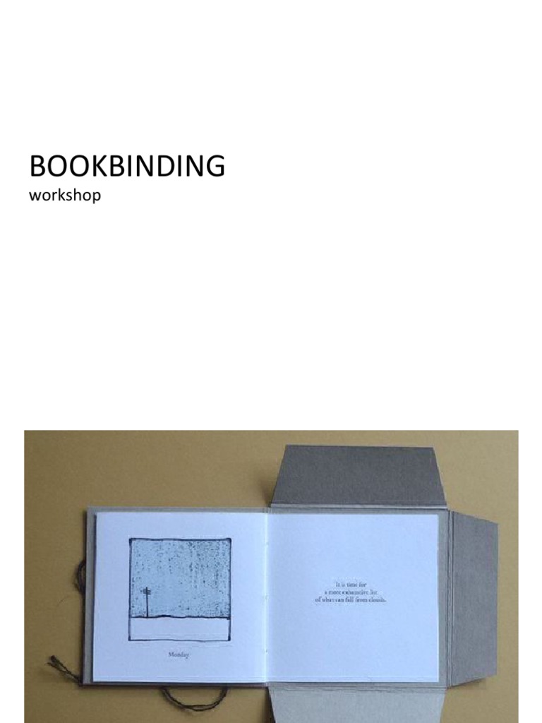 Bookbinding Workshop Guide | PDF