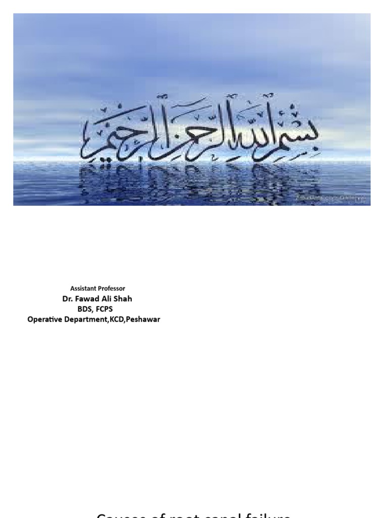 Causes of RCT Failure | PDF | Medical Specialties | Clinical Medicine