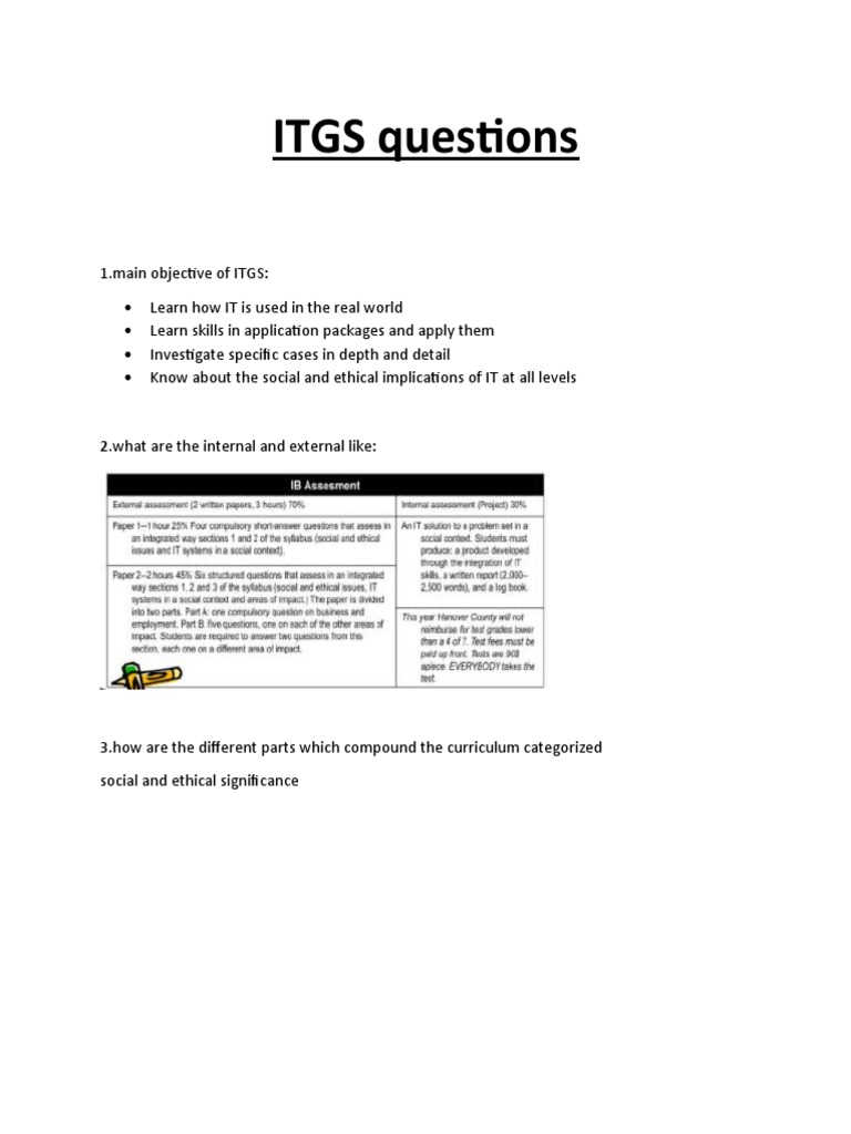 ITGS Questions | PDF | Social Science | Computers