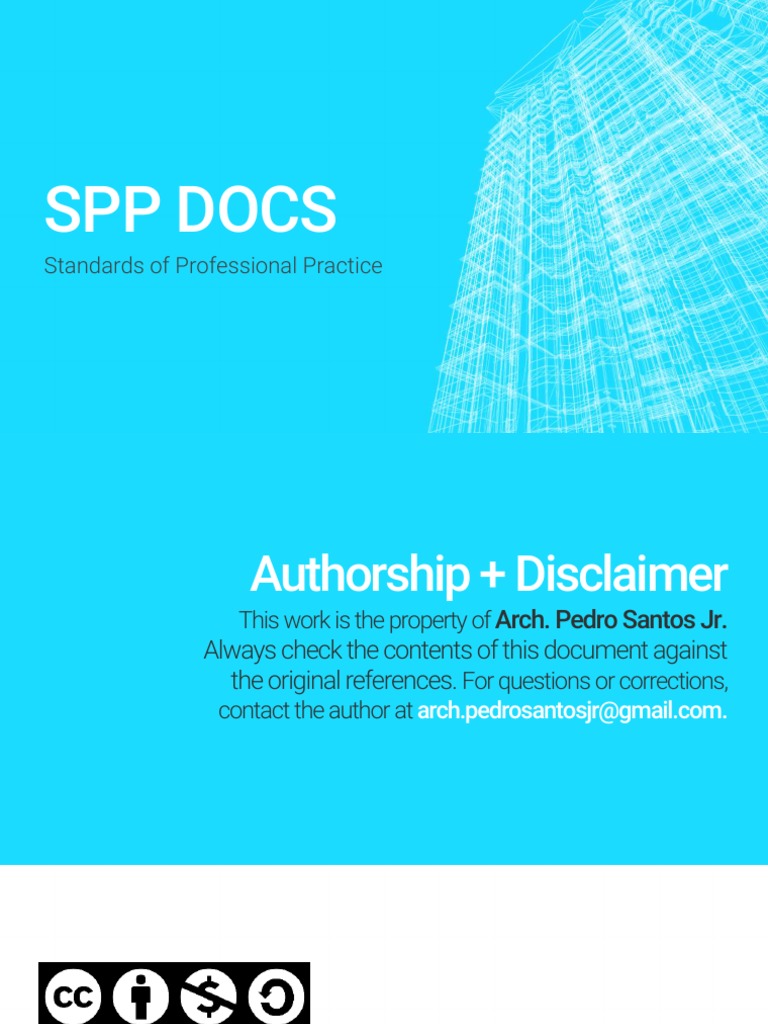 SPP Docs: Standards of Professional Practice | PDF | Feasibility Study | Architect