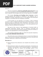 CBLM FBSNCII Providing Room Service | PDF | Menu | Hotel