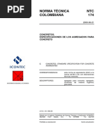 NTC 550 | PDF | Hormigón | Agua