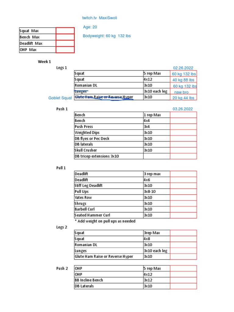 David Laid Dup Power Program | PDF | Games Of Physical Skill | Hobbies