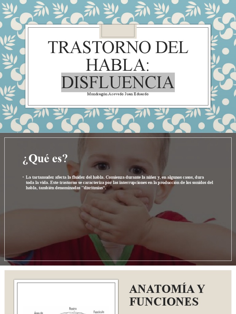 Disfluencia | PDF | Tartamudeo | Medicina