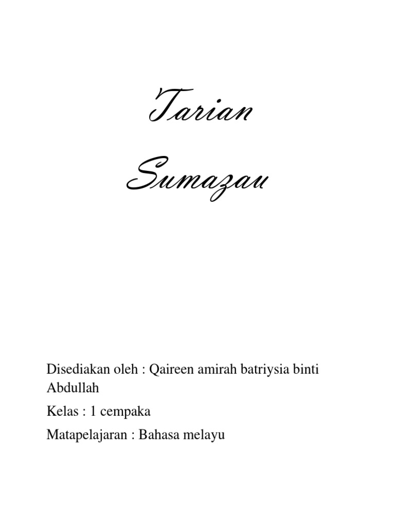 Tarian Sumazau | PDF
