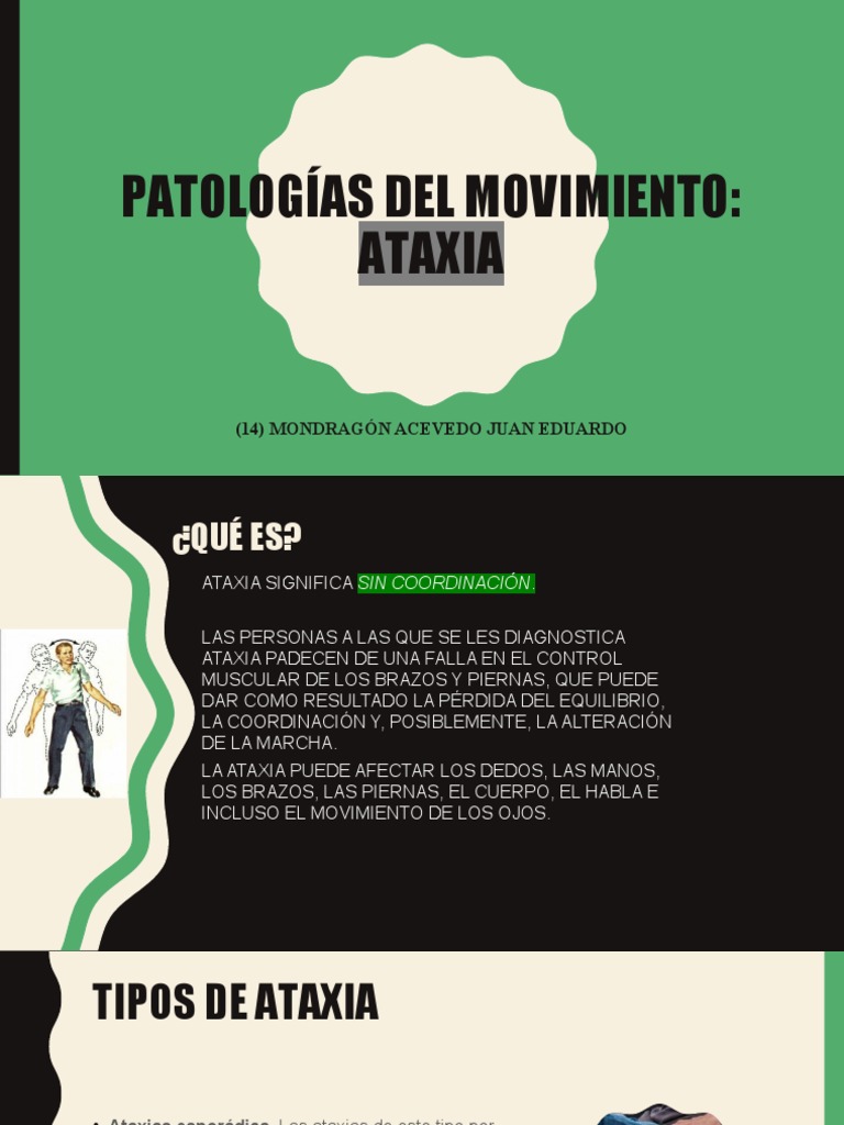 Ataxia - Patologias Del Movimiento | PDF | Medicina CLINICA | Ciencias ...