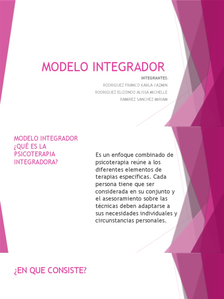 Modelo Integrador | PDF