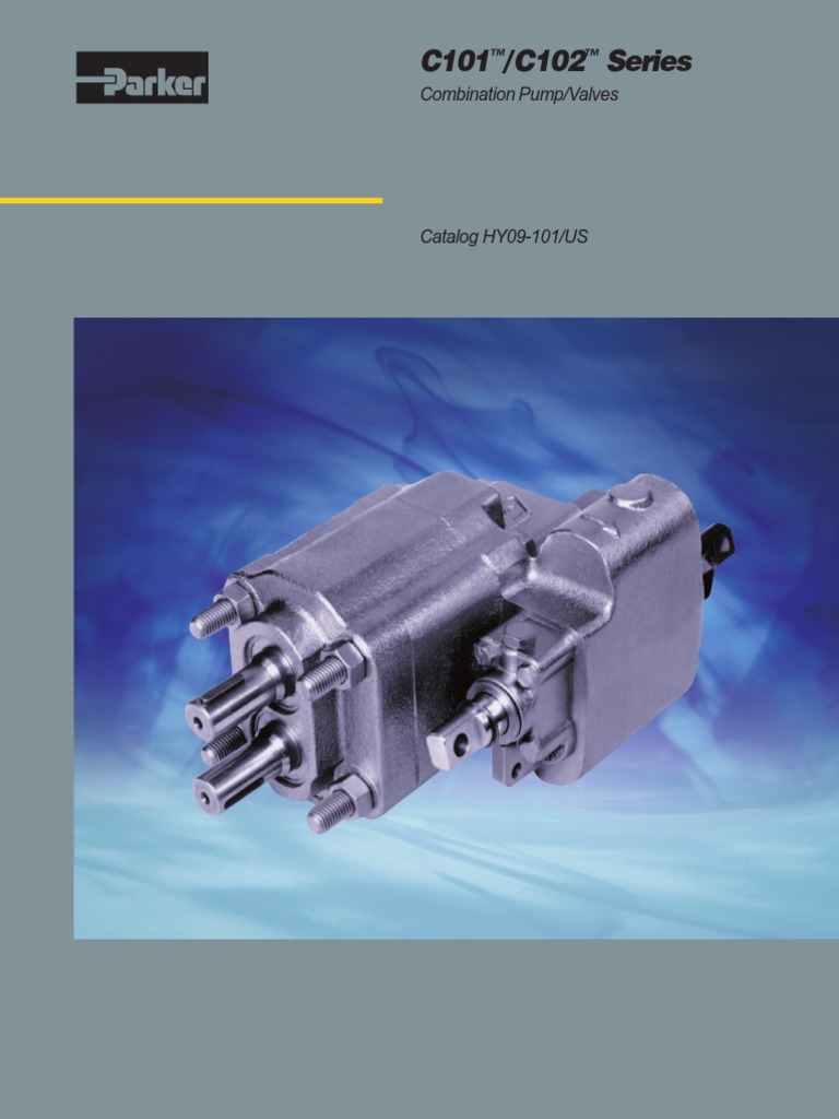 C101 / C102 Series: Combination Pump/Valves | PDF | Pump | Valve