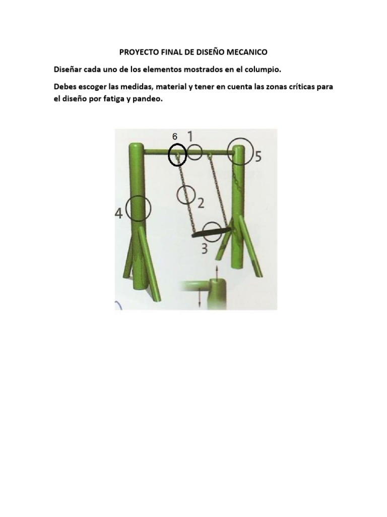 PROYECTO FINAL Columpio | PDF