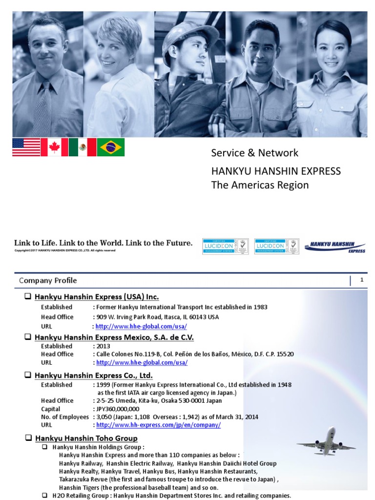 Service & Network Hankyu Hanshin Express The Americas Region | PDF ...