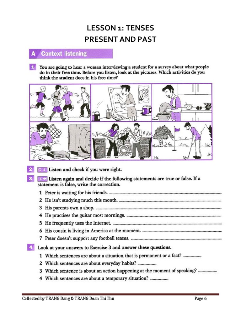Lesson 1 Grammar | PDF