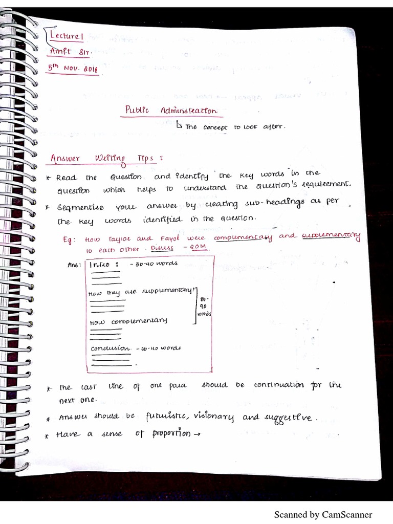 Vajiram and Ravi PubAd Paper 1 Notes (@UPSC - PDF) | PDF