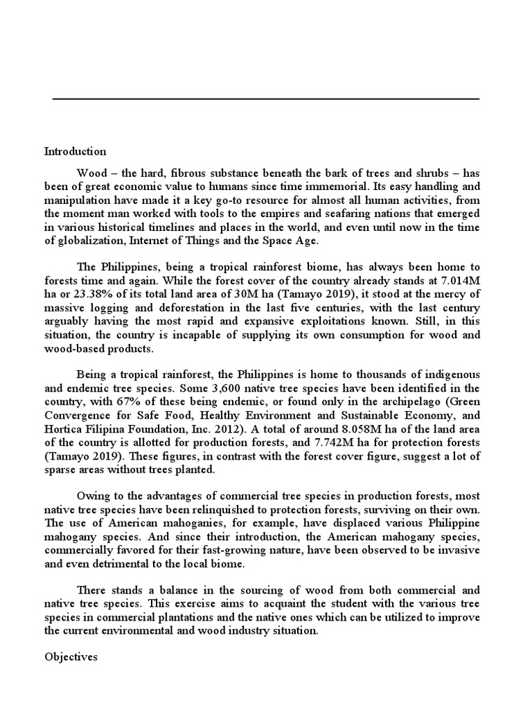 Lab Exer#1 | PDF | Trees | Botany