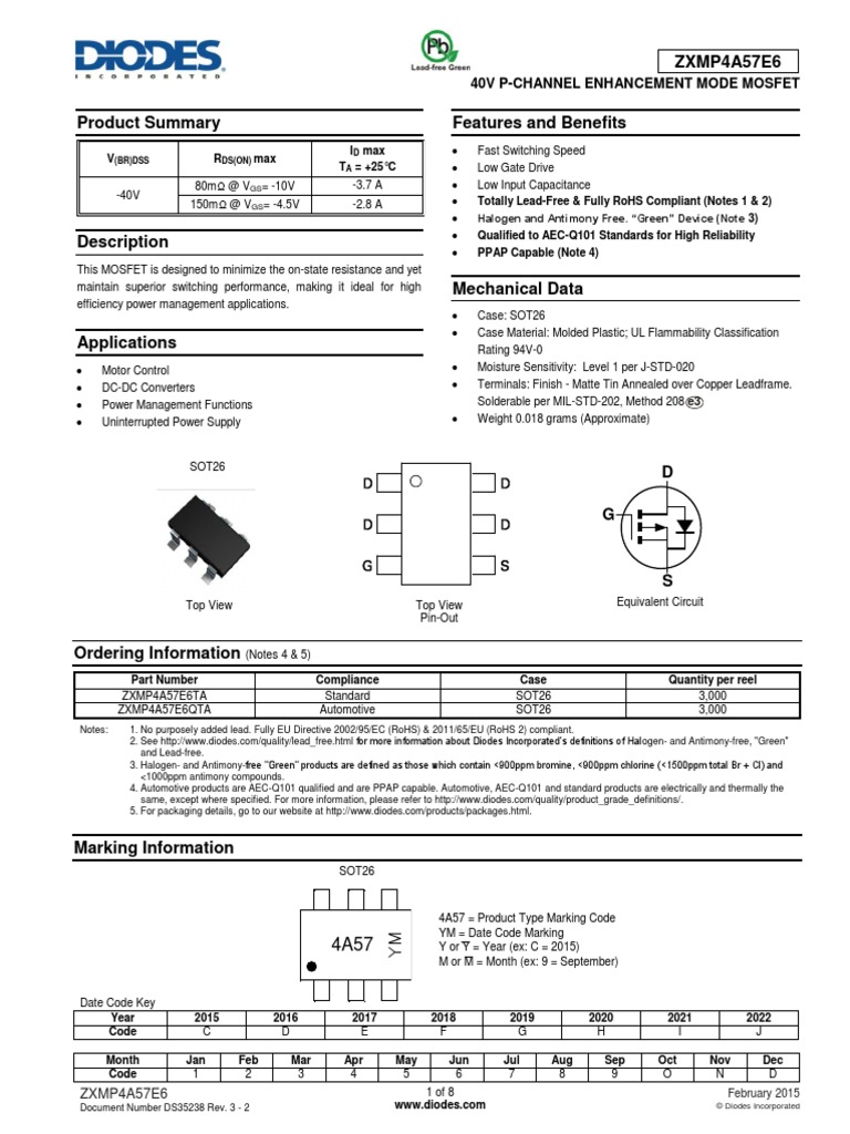 56674dsf SOT26 Datasheet | PDF | Electrical Engineering | Computer ...