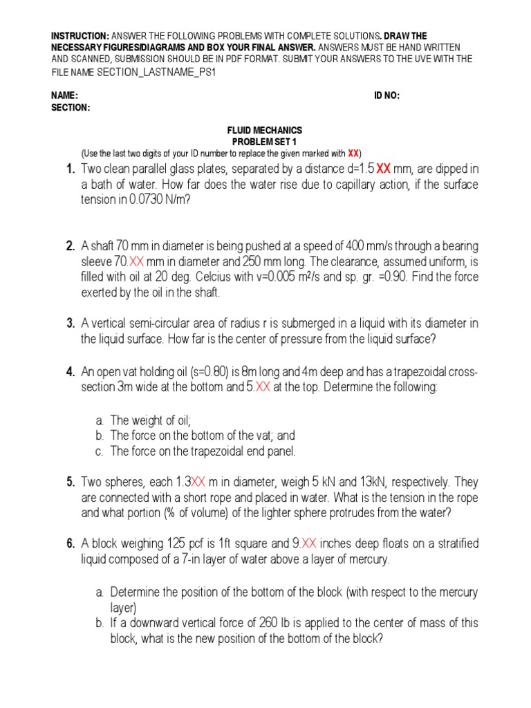 Problem Set 1 | PDF | Science & Mathematics