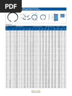 Constant Section Circlips Data | PDF | Metrology