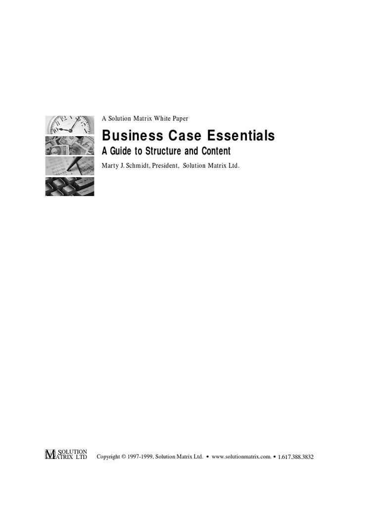 Business Case Essentials | PDF | Internal Rate Of Return | Business