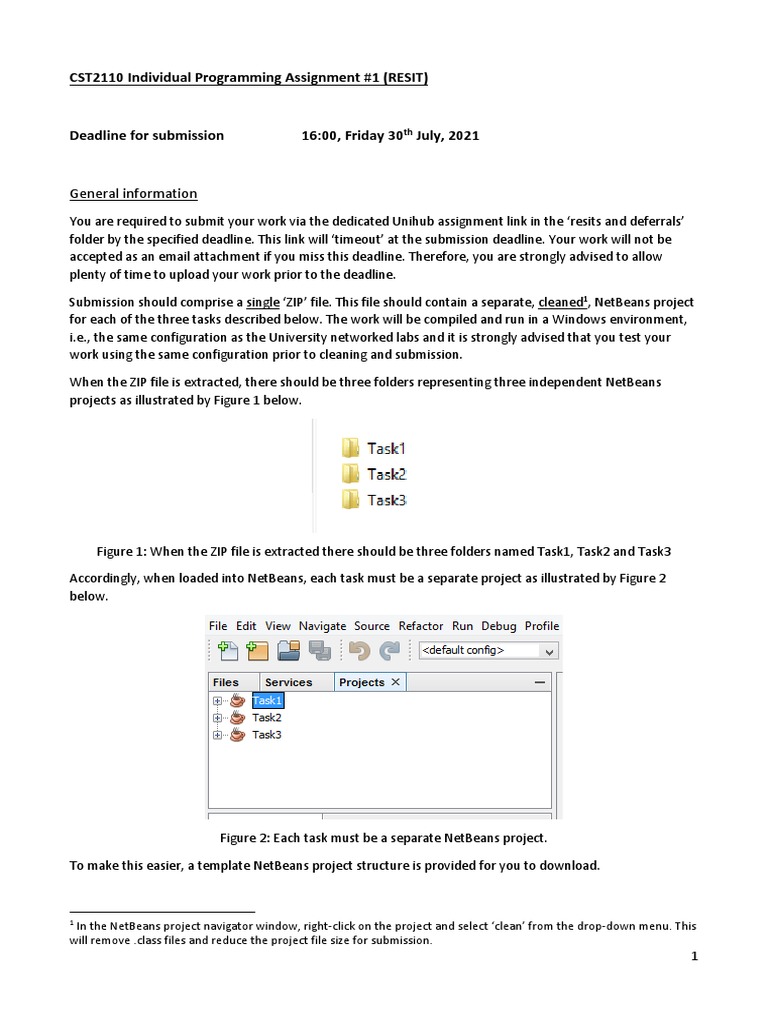 General Information: CST2110 Individual Programming Assignment #1 (RESIT) | PDF | Computer File ...