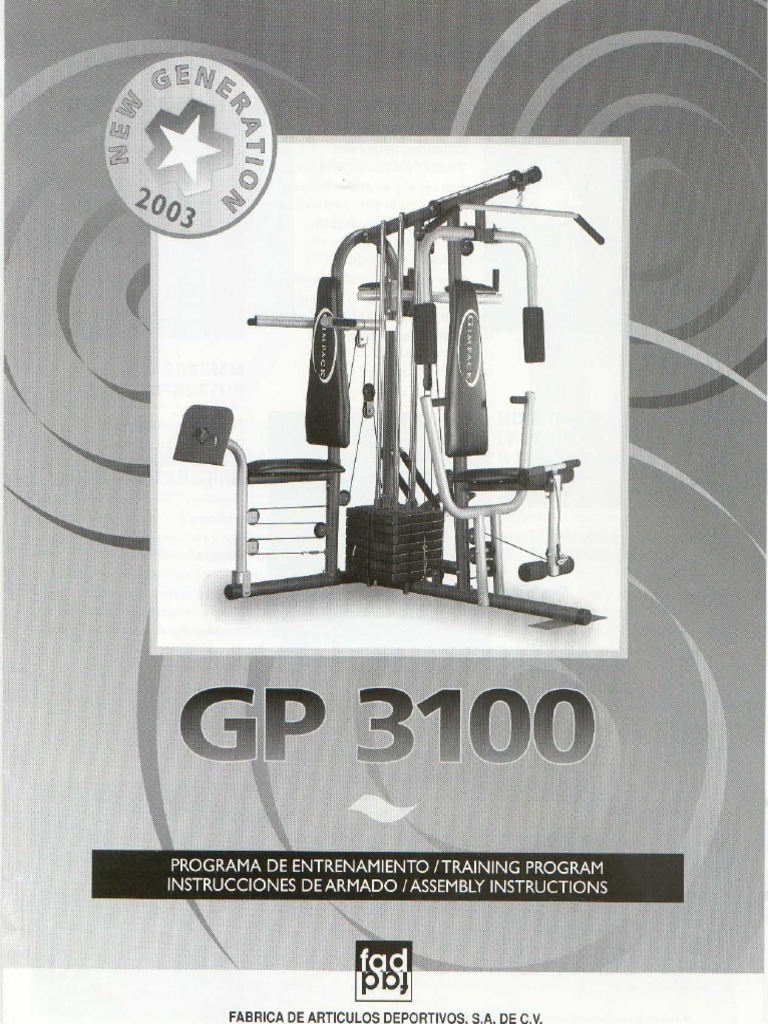 Manual GP3100 | PDF