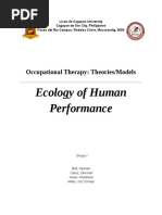 Ecology of Human Performance (EHP) Model | PDF | Occupational Therapy ...