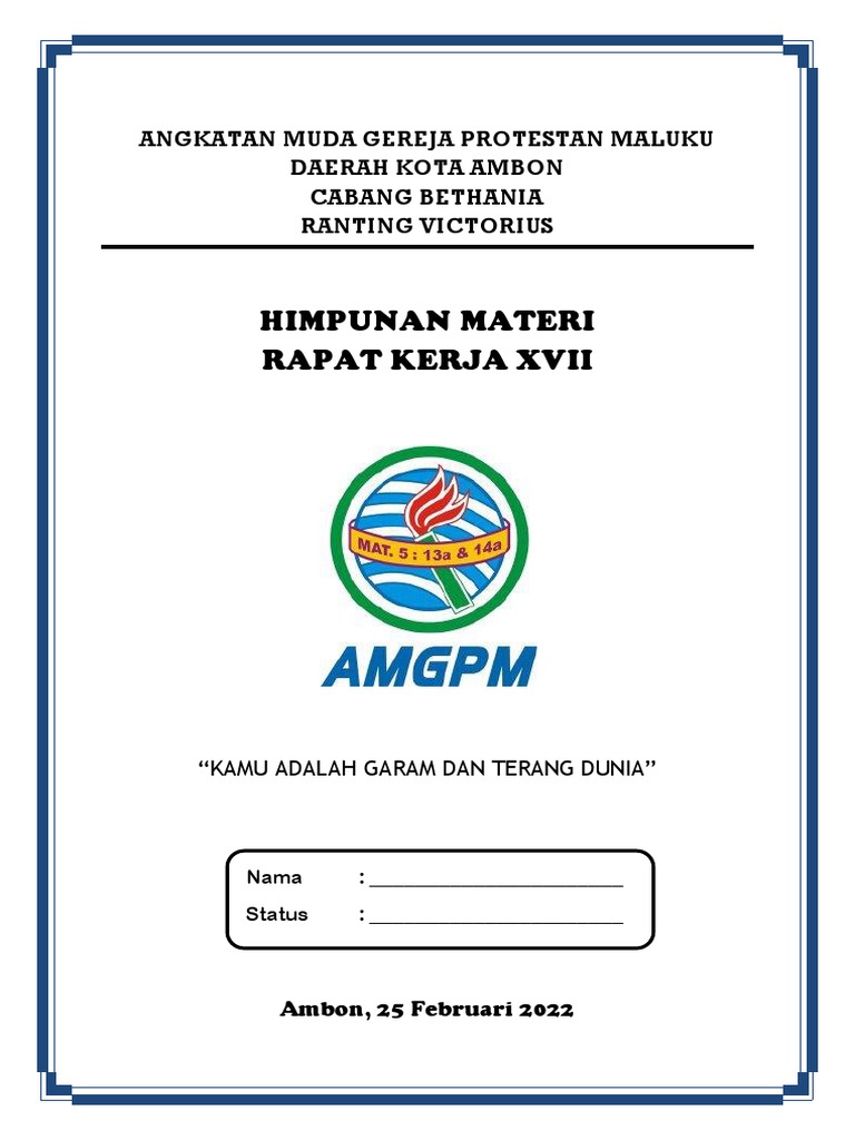 Materi Raker 2022 | PDF