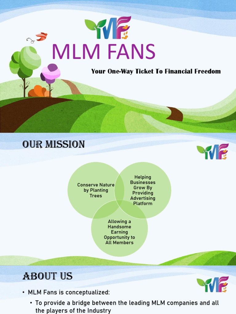 MLM Fans: Your One-Way Ticket To Financial Freedom | PDF | Advertising ...
