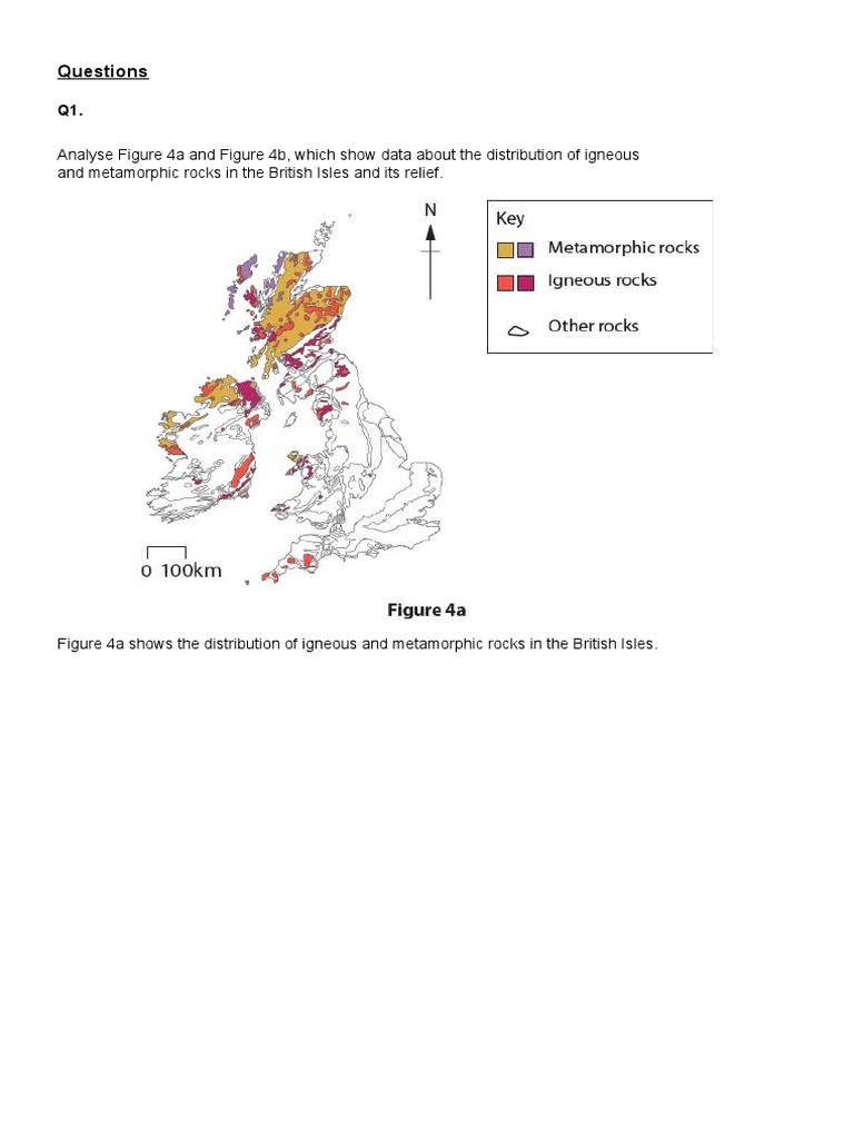 8 Mark Exam Question | PDF | Rock (Geology) | Geology
