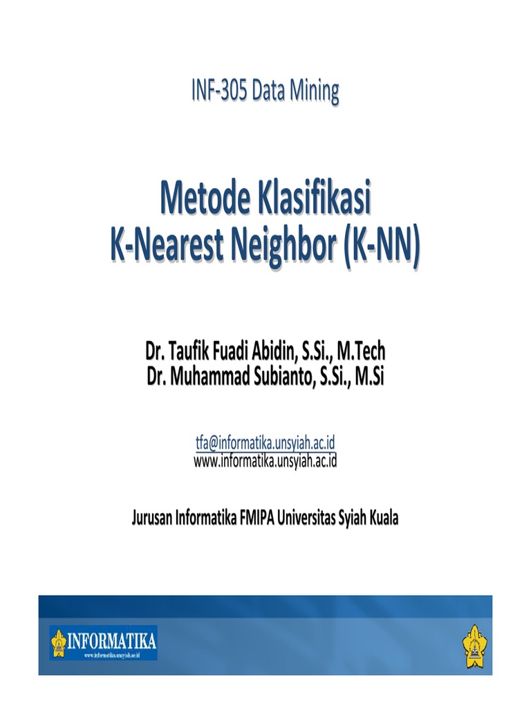 Slide KNN | PDF