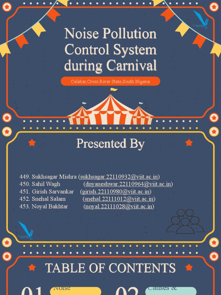Noise Pollution Control System Presentation | PDF | Decibel ...
