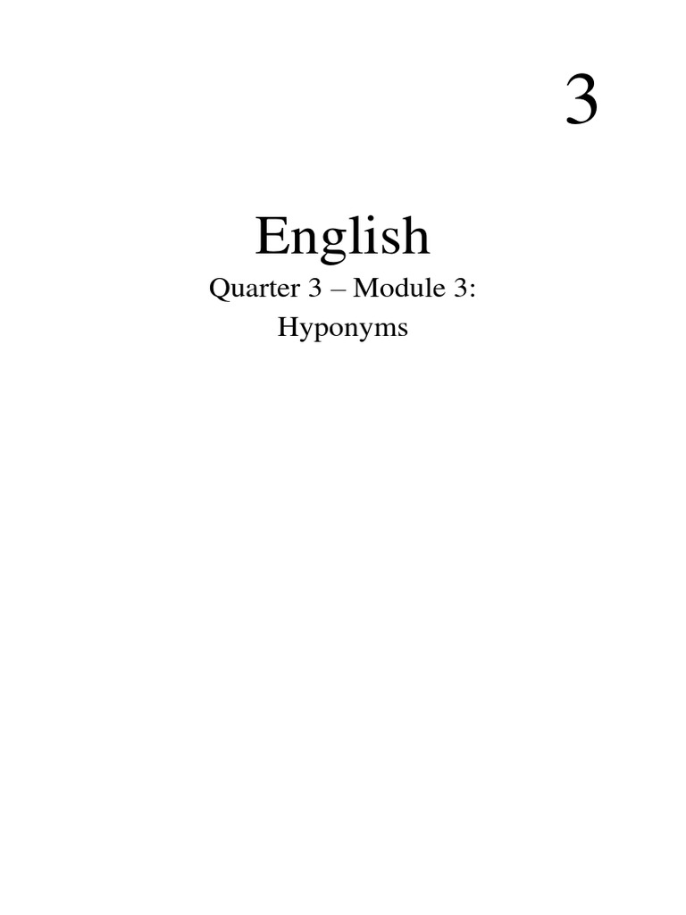 English Module 3 Edited 2 | PDF