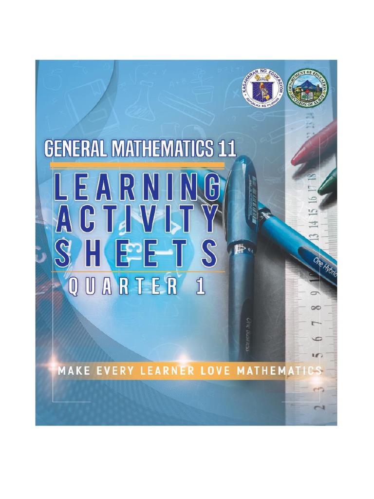 Genmath Learning Activity Sheets | PDF | Division (Mathematics ...
