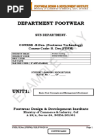 Shoe Manufacturing Process | PDF | Shoe | Sewing