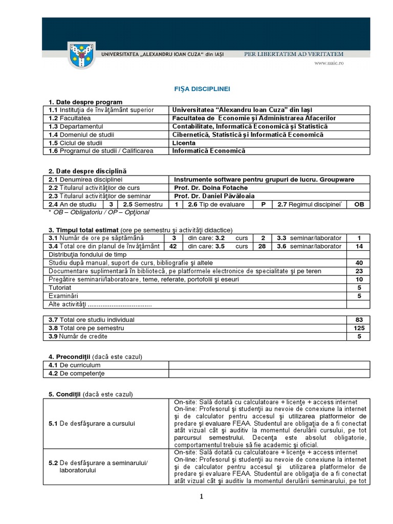 Groupware 2021 2022 | PDF