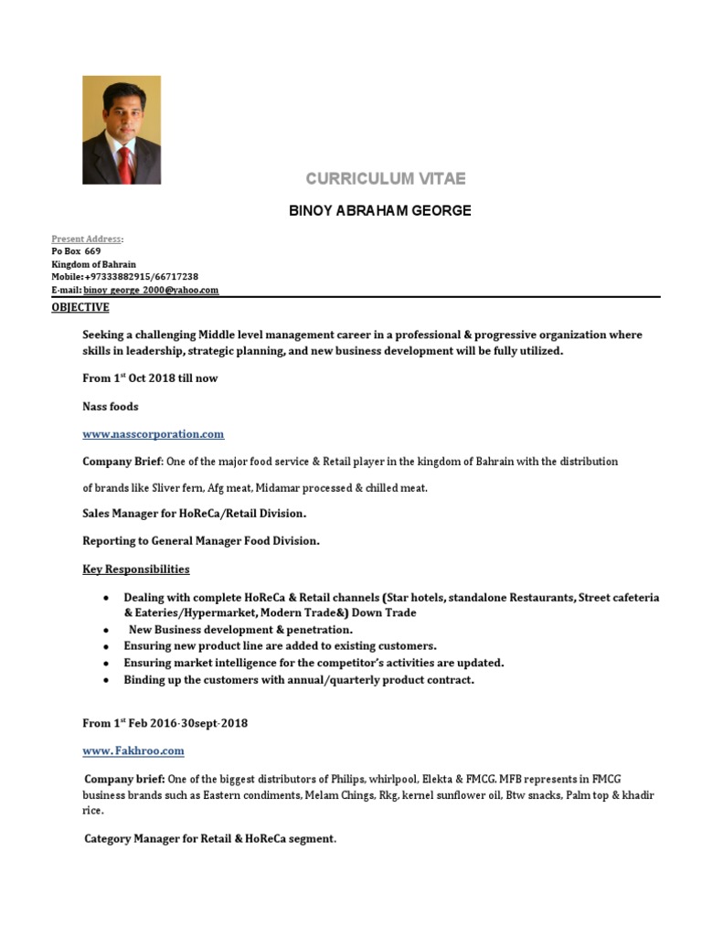 Binoy A George - Original | PDF | Retail | Business