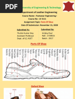 Shoe Manufacturing Process | PDF | Shoe | Sewing