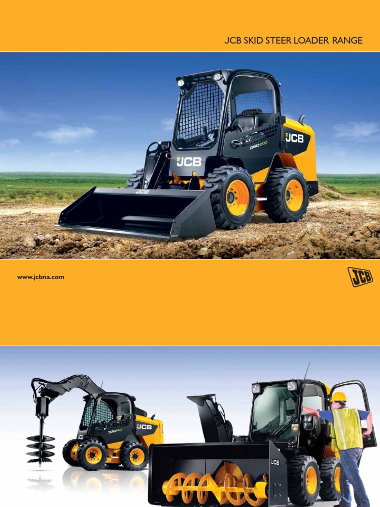 JCB Skid Steer Loader Range (US) Apr 2011 | PDF | Industrial Equipment ...
