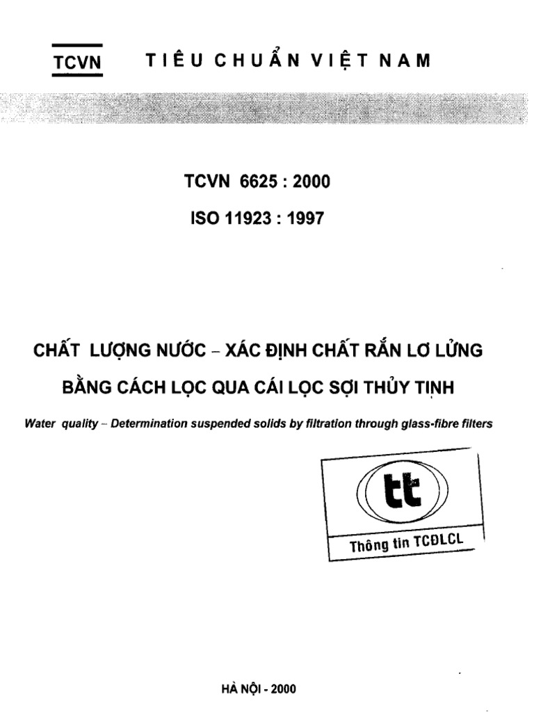 TCVN 6625-2000 - Iso 11923 | PDF