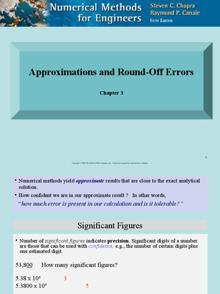 Approximations and Round-Off Errors | PDF | Significant Figures | Numbers