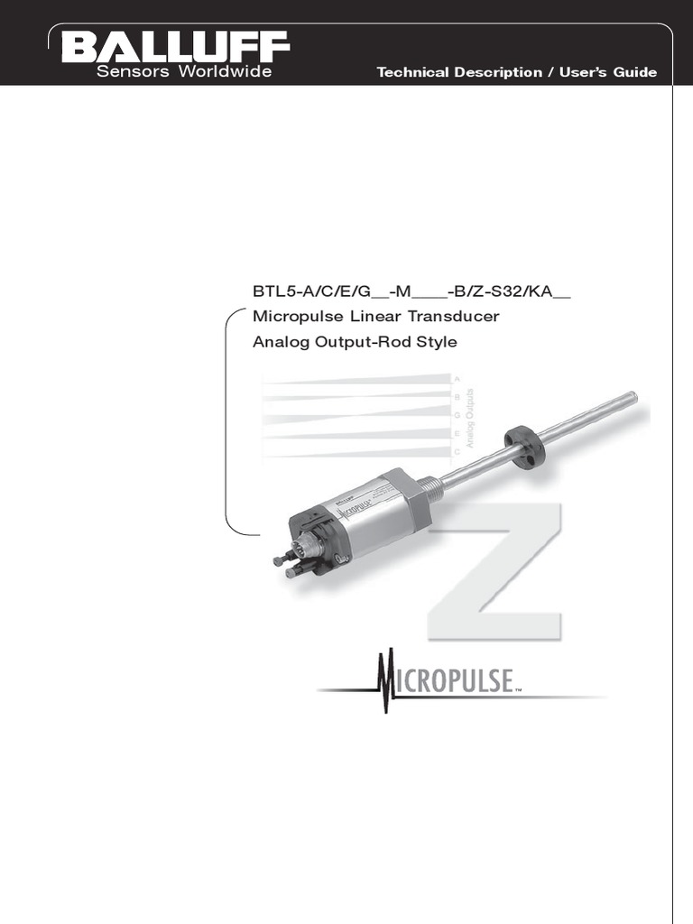 Manual BTL B Z Analog e 0312 | PDF | Electromagnetic Compatibility ...