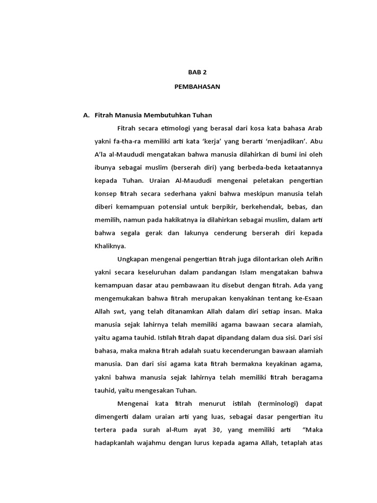 BAB 2 Makalah Agama Islam | PDF