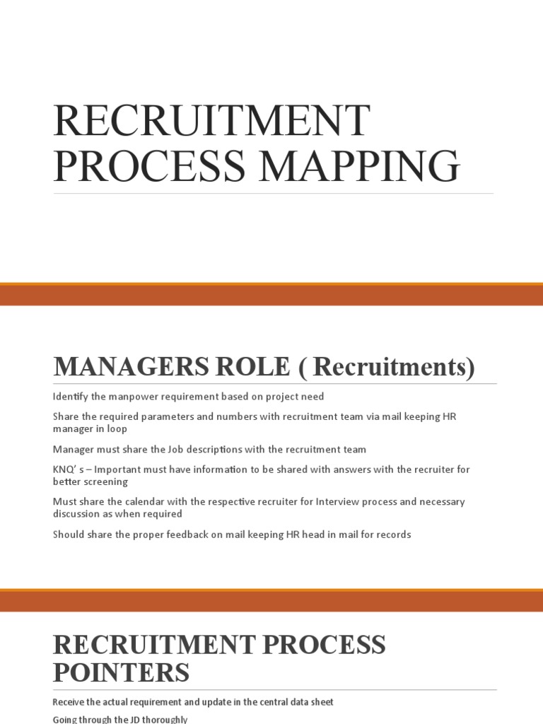 Recruitment Process Mapping | PDF | Recruitment | Résumé